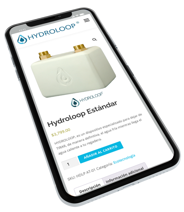 Inicio | Hydroloop | Ahorra agua