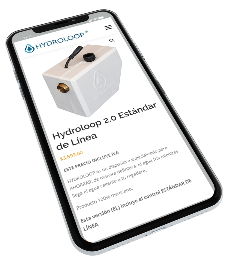 Inicio | Hydroloop | Ahorra agua